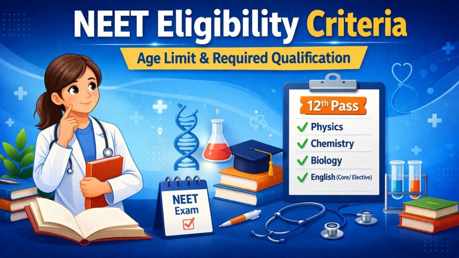 NEET Eligibility Criteria 2026: Age Limit, Required Qualification